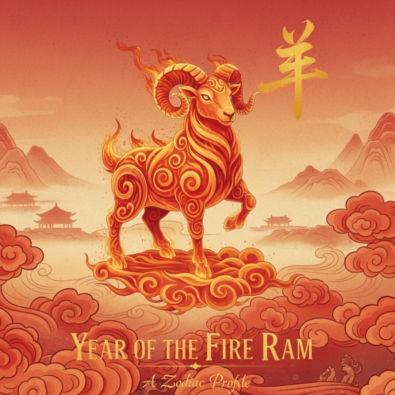 Chinese New Year 2027 Animal: The Fire Goat (Red Goat) - Traditions ...